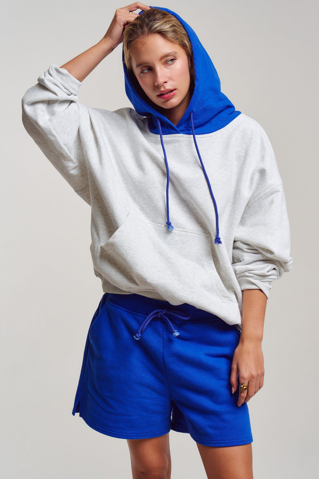 Colorblock Hood Campus Hoodie – Clothes Horse